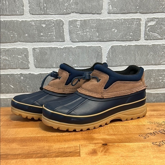 Bass | Shoes | Womens 7 Bass Duck Shoes Brown Blue Rubber Lined ...